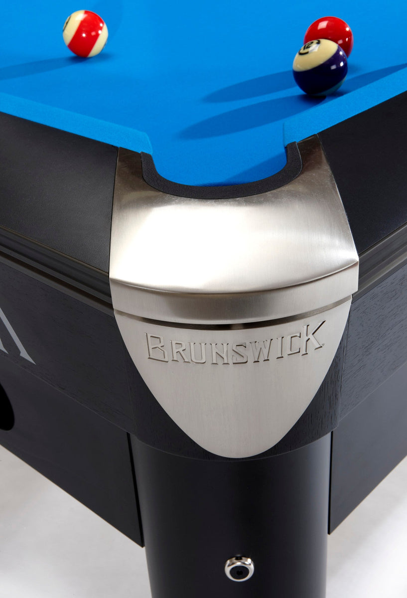 Brunswick Billiards Gold Crown Coin 7' Pool Table – The Game Room Plus