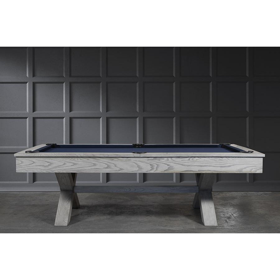 Iron Smyth The Crossbones 8' Slate Pool Table - White Wash – The Game ...