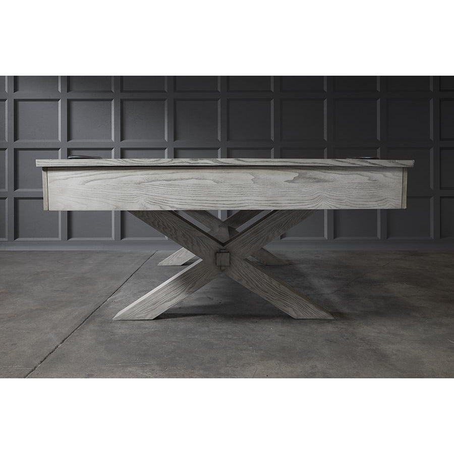 Iron Smyth The Crossbones 8' Slate Pool Table - White Wash – The Game ...