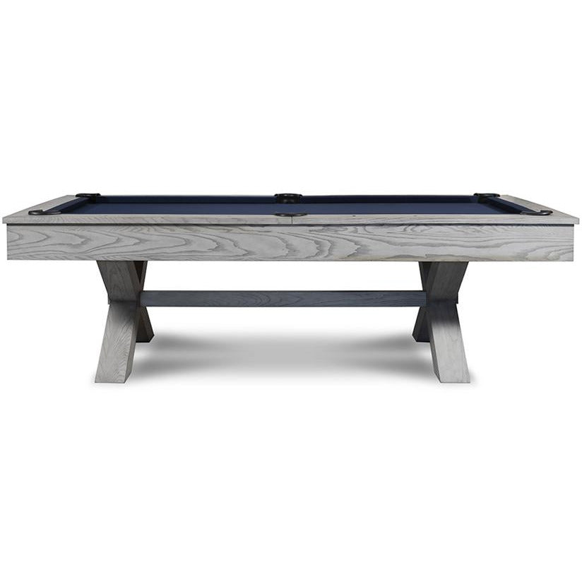 Iron Smyth The Crossbones 8' Slate Pool Table - White Wash – The Game ...
