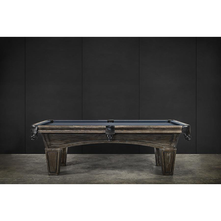 Iron Smyth The Don 8' Slate Pool Table - Brown Wash – The Game Room Plus