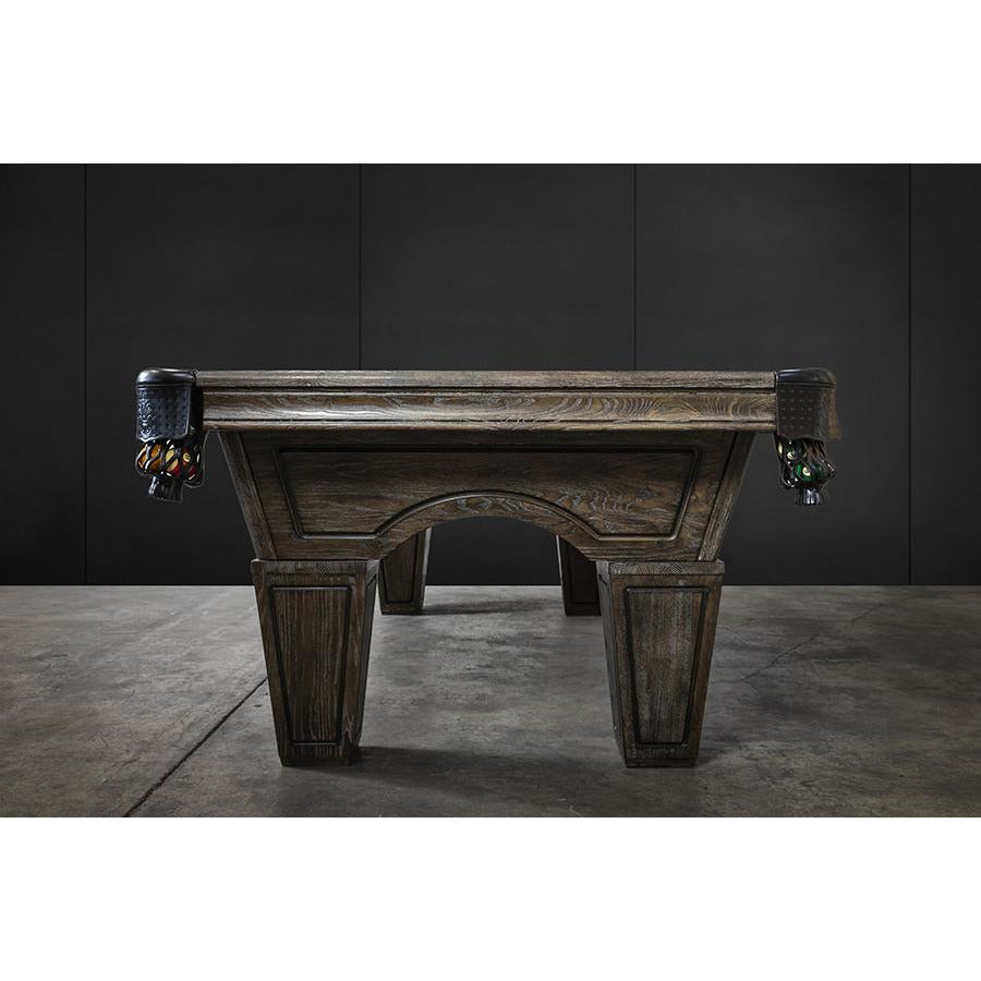 Iron Smyth The Don 8' Slate Pool Table - Brown Wash – The Game Room Plus