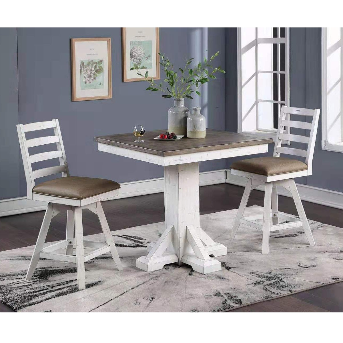 ECI Furniture La Sierra Counter Height Square Pub Table – The Game Room ...